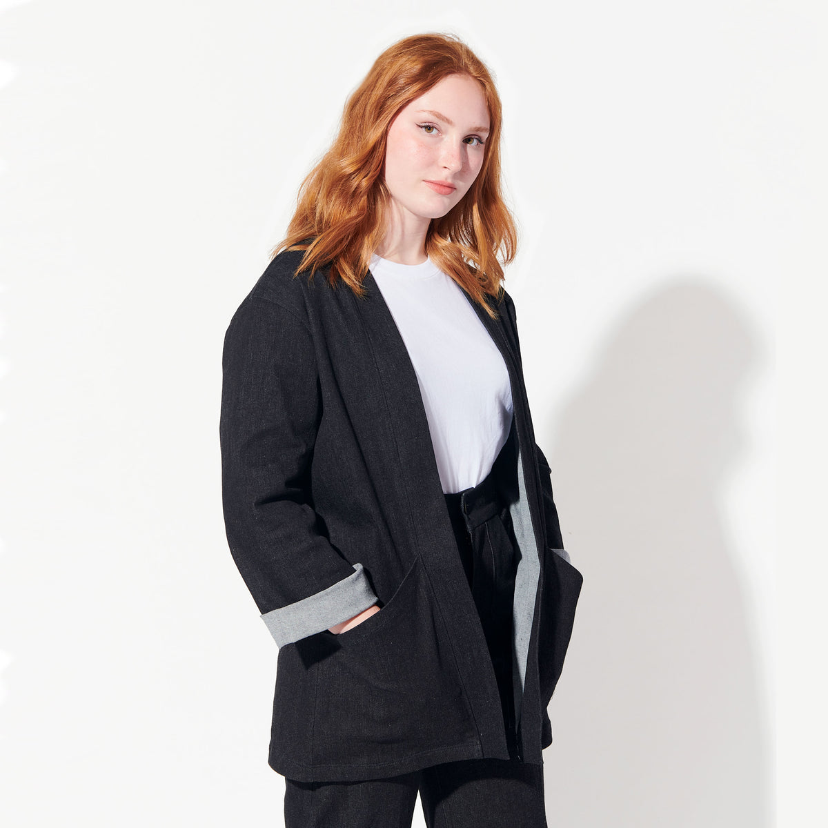 Bergie Jean Jacket - Black – Sara Bergman Apparel