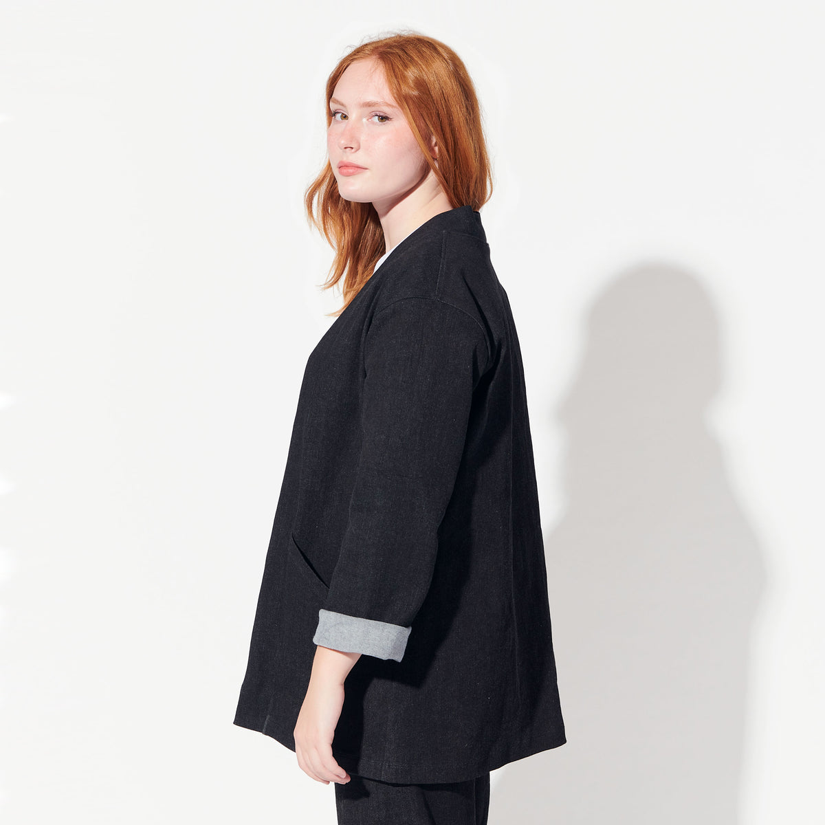 Bergie Jean Jacket - Black – Sara Bergman Apparel